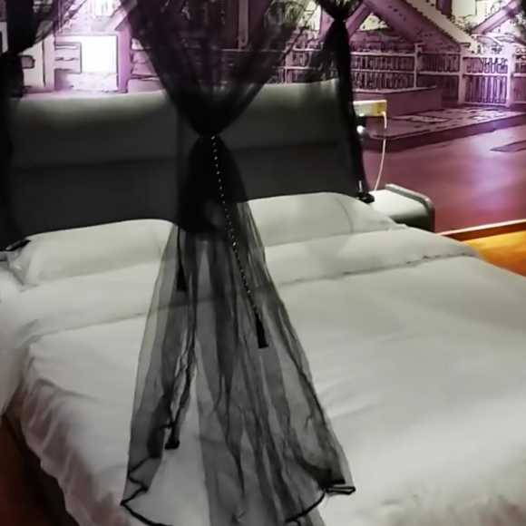 Boutique | Bedding | Black Sheer Net Fit Any Bed Mosquito Mesh Bedding ...